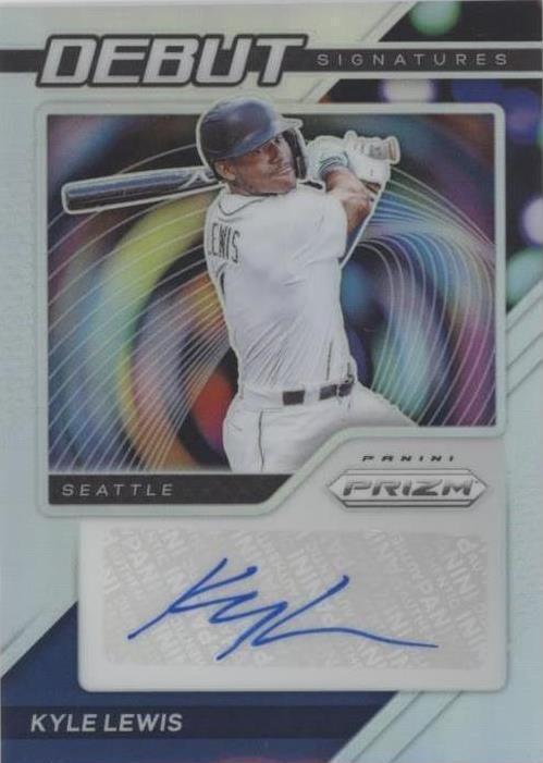 2021 Panini Prizm - Debut Signatures Kyle Lewis #DS-KL Silver Prizm (AU ...