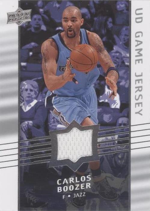 2008-09 Upper Deck - Ud Game Jersey Carlos Boozer #GA-CB (MEM) for sale ...