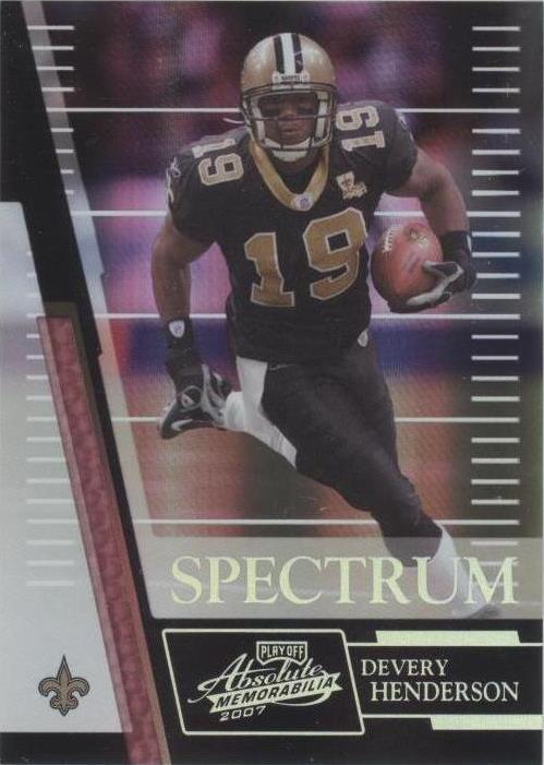 2007 Playoff Absolute Memorabilia - Spectrum Silver #54 Devery ...