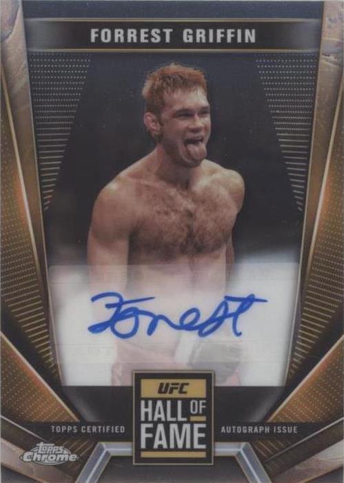 2024 Topps Chrome UFC - Hall of Fame Autographs Forrest Griffin #HFA ...