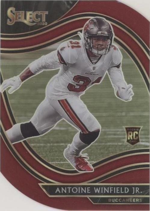 2020 Panini Select - Field Level Maroon Prizm Die-Cut #394 Antoine ...