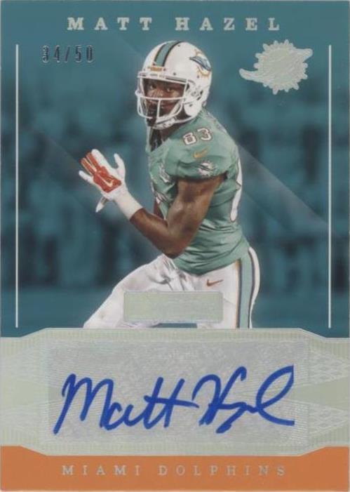 2016 Panini Donruss Signature Series - Holo Silver #35 Matt Hazel /50 ...