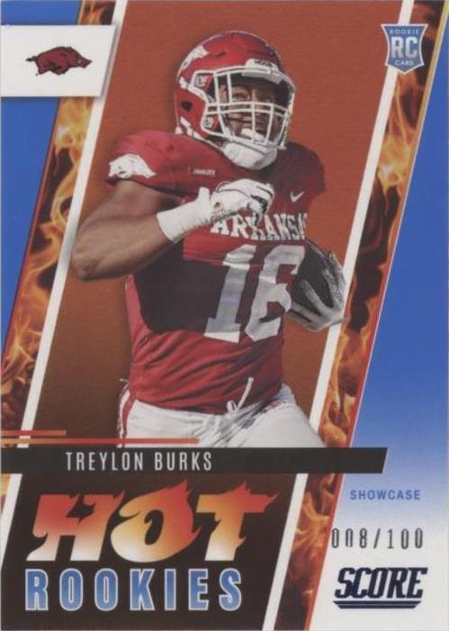 2022 Score - Hot Rookies Treylon Burks #HR12 Showcase /100 (RC) for ...