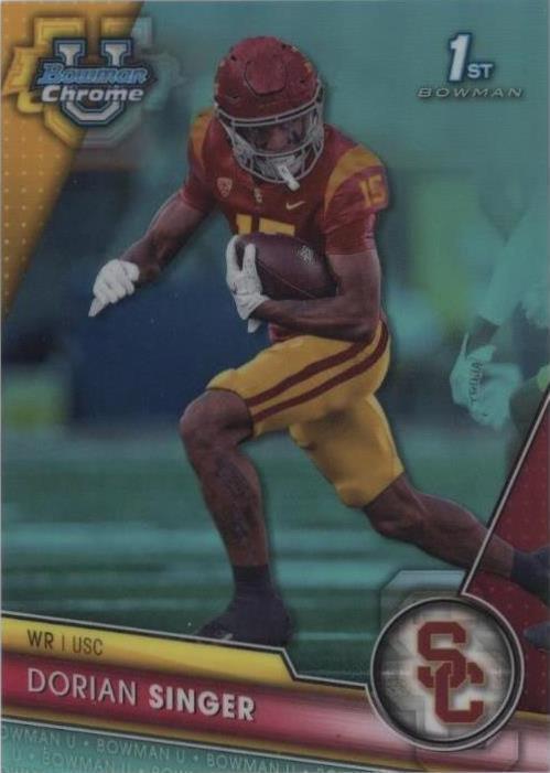 2023 Bowman University Chrome - Dorian Singer #146 Aqua Refractor /299 ...