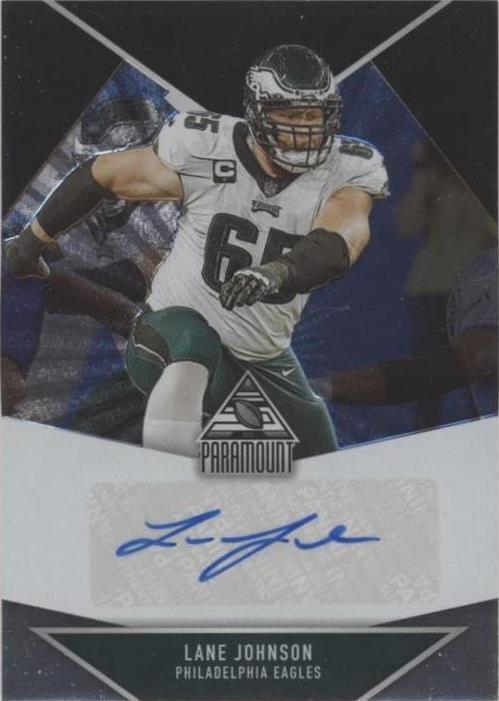 2022 Panini Chronicles - Paramount Signatures Lane Johnson #PAR-LAJ (AU ...