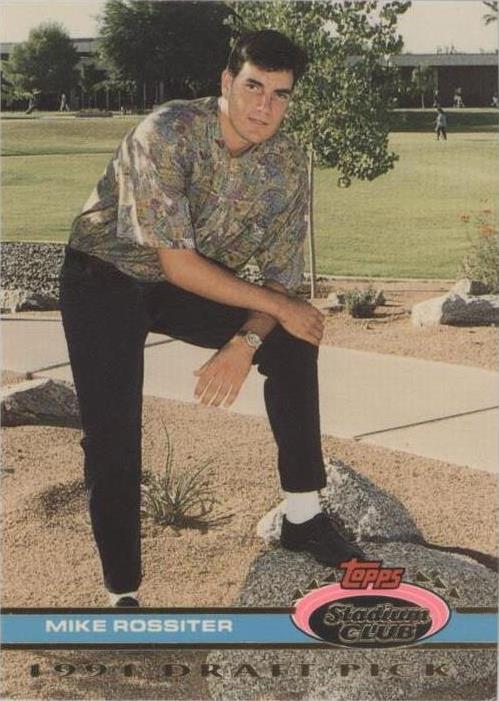 1991 Topps Stadium Club Skydome - #158 Mike Rossiter (RC) for sale ...