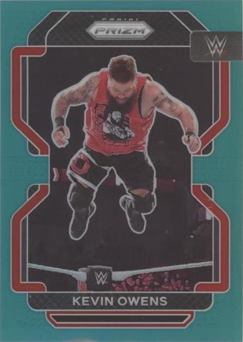 2022 Panini Prizm WWE - Teal Prizm #124 Kevin Owens /49 for sale online ...