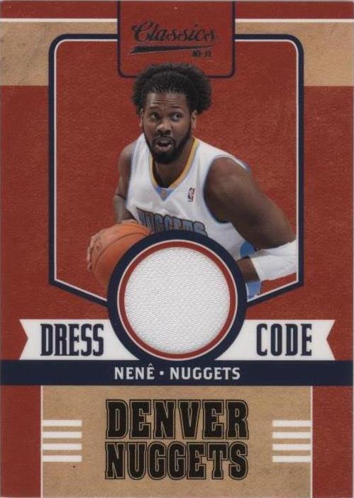 2010-11 Panini Classics - Dress Code Nene #3 Jerseys /199 (MEM) for ...