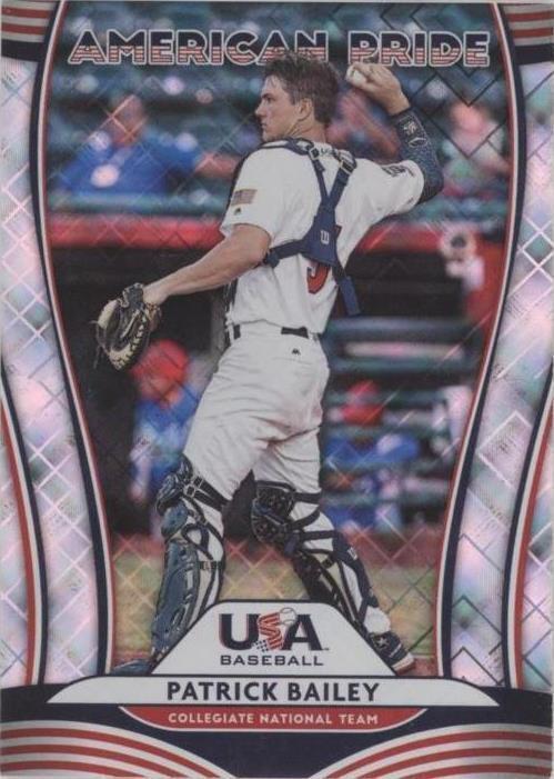 2020 Panini Donruss - American Pride Adley Rutschman, Patrick Bailey # ...