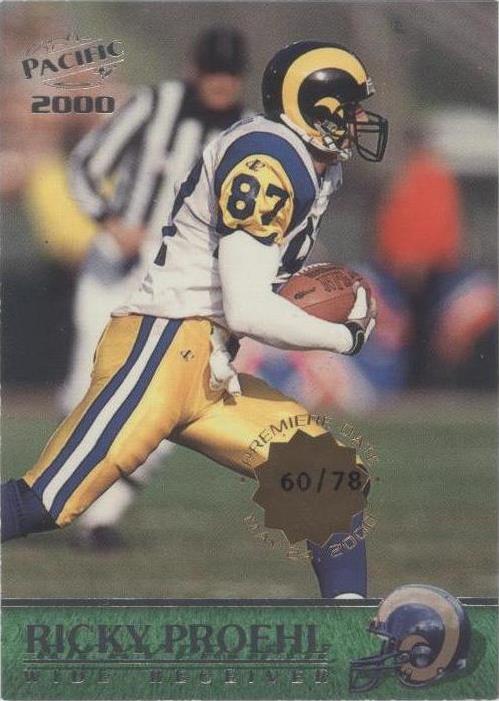 2000 Pacific - Premiere Date #318 Ricky Proehl /78 for sale online | eBay