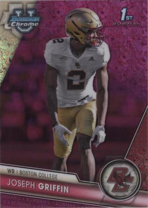 2023 Bowman University Chrome - Fuchsia Mini-Diamond Refractor #87 ...