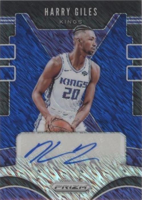 2019-20 Panini Prizm - Signatures Harry Giles #SG-HGL Blue Shimmer ...