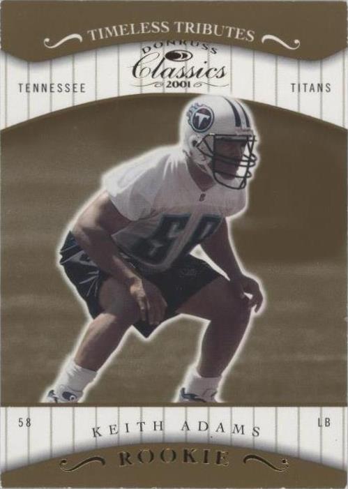 2001 Donruss Classics - Timeless Tributes #146 Keith Adams /100 (RC ...