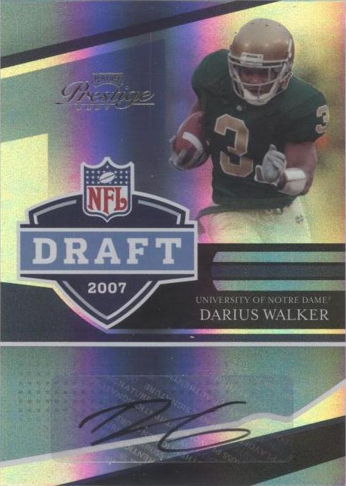 2007 Playoff Prestige - NFL Draft Holo-Foil Autographs #NFLD-11 Darius ...
