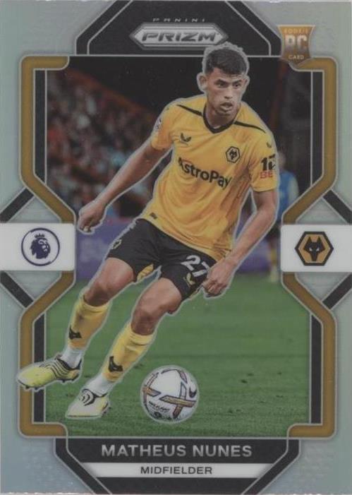 2022-23 Panini Prizm Premier League - Silver Prizm #255 Matheus Nunes ...
