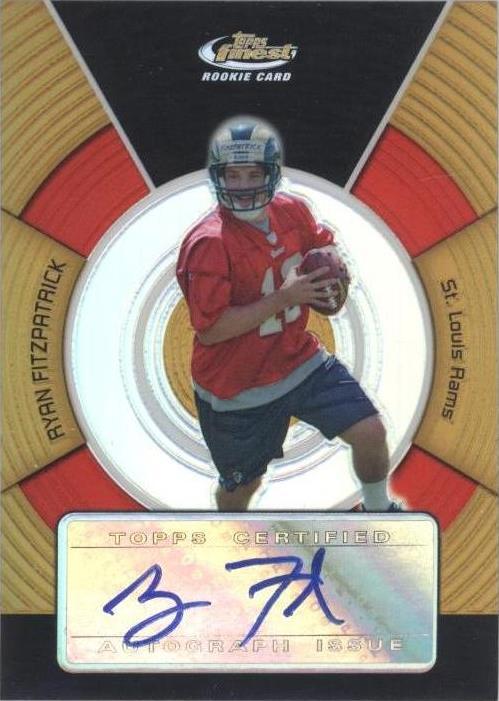 2005 Topps Finest - Gold Refractor Ryan Fitzpatrick /49 (AU, RC) for ...