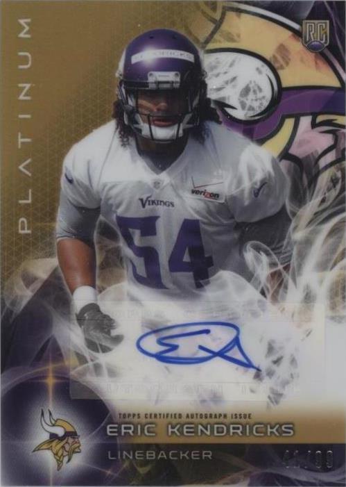 2015 Topps Platinum - Autographed Rookies Gold Refractor #AR-EK Eric ...