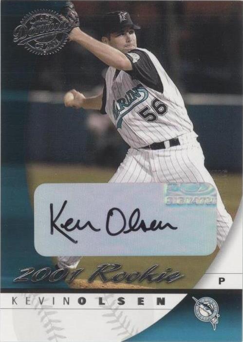 2001 Donruss Class Of 2001 - Rookie Autographs #160 Kevin Olsen /1875 ...