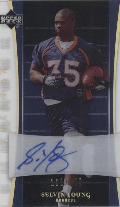 2007 Upper Deck Trilogy - Rookies Selvin Young #175 Autographs /133 (AU ...