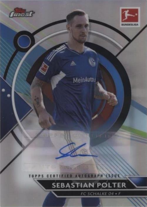 2022-23 Topps Finest Bundesliga - Autographs #127 Sebastian Polter (AU ...
