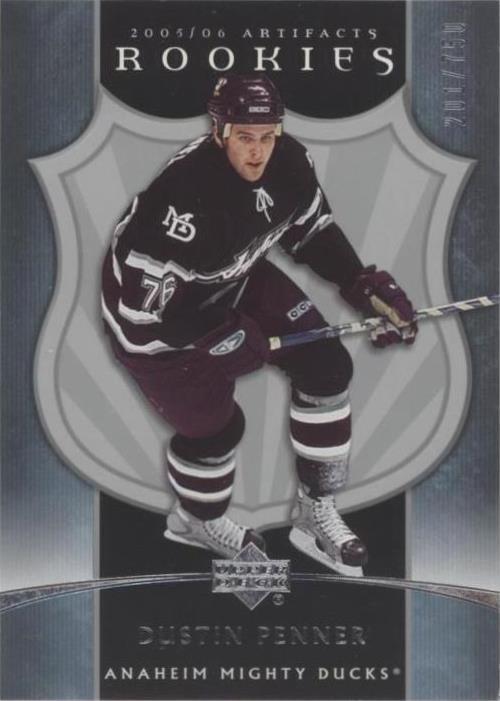2005-06 Upper Deck Artifacts - Rookies #243 Dustin Penner /750 (RC) for ...