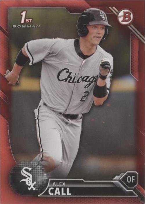 2016 Bowman Draft - Draft Picks Alex Call #BD-108 Red /5 (RC) for sale ...