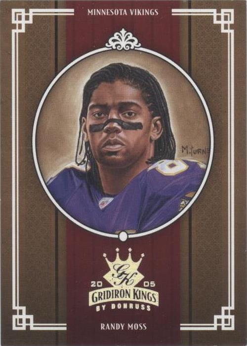 2005 Donruss Throwback Threads - Gridiron Kings Randy Moss #GK-22 ...