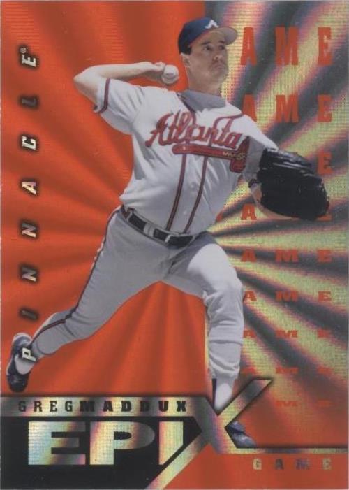 1998 Pinnacle - Epix Game Orange #E21 Greg Maddux for sale online | eBay