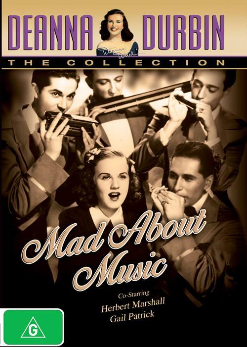 Deanna Durbin-Mad about Music (DVD, 1938) for sale online | eBay Australia