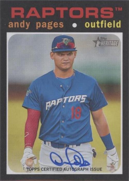 2020 Topps Heritage Minor League Edition - Real One Autographs #ROA-AP ...