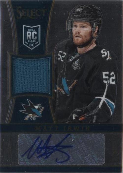 2013-14 Panini Select - Rookie Jersey Autographs #235 Matt Irwin /199 ...