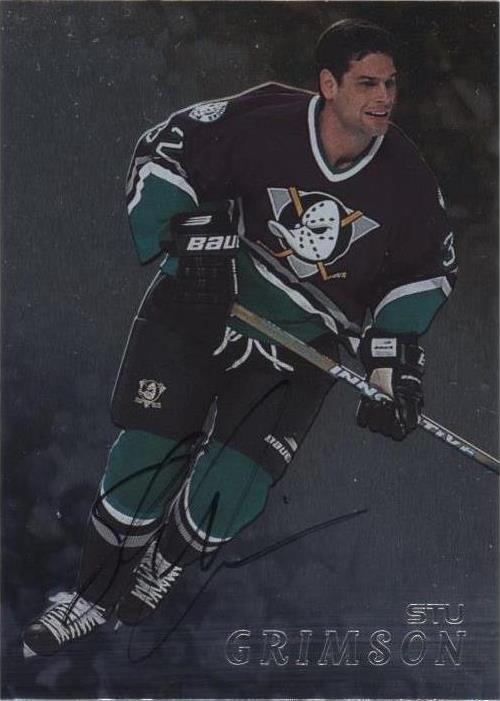 1998-99 In the Game Be A Player - Silver Autographs #152 Stu Grimson ...