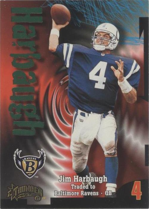 1998 Skybox Thunder - Jim Harbaugh #45 for sale online | eBay