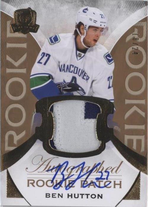 2015-16 Upper Deck The Cup - Autographed Rookie Patch Gold Foil #144 ...