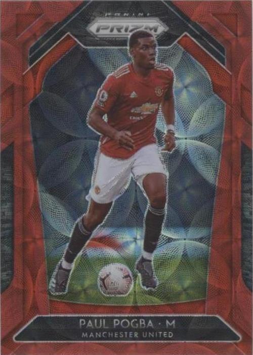 2020-21 Panini Prizm Premier League - Paul Pogba #9 Choice Red Prizm ...