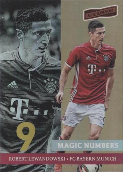 2016-17 Panini Aficionado - Magic Numbers Robert Lewandowski #MN-9 for ...