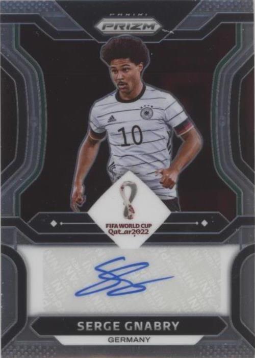 2022 Panini Prizm World Cup Qatar - Signatures Serge Gnabry #S-SGN (AU ...