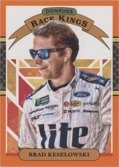 2020 Panini Donruss NASCAR - Race Kings Orange #2 Brad Keselowski for ...