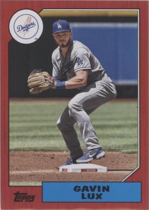 2022 Topps Archives - 1987 Topps Design Red #262 Gavin Lux /75 for sale ...