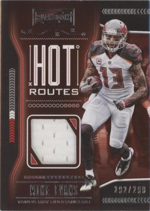2018 Panini Playbook - Hot Routes #HR-7 Mike Evans /299 (MEM) for sale ...