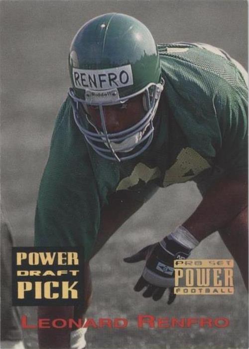 1993 Pro Set Power - Power Draft Picks Gold #PDP21 Leonard Renfro (RC ...