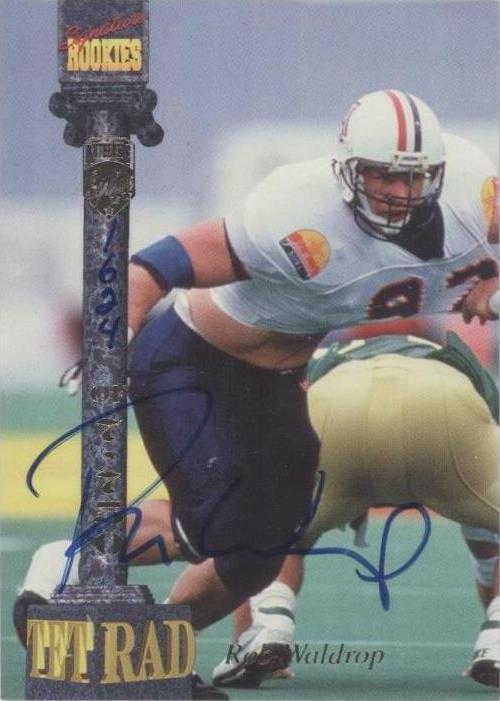 1994 Signature Rookies Tetrad - Signatures Rob Waldrop #28 /7750 (AU ...