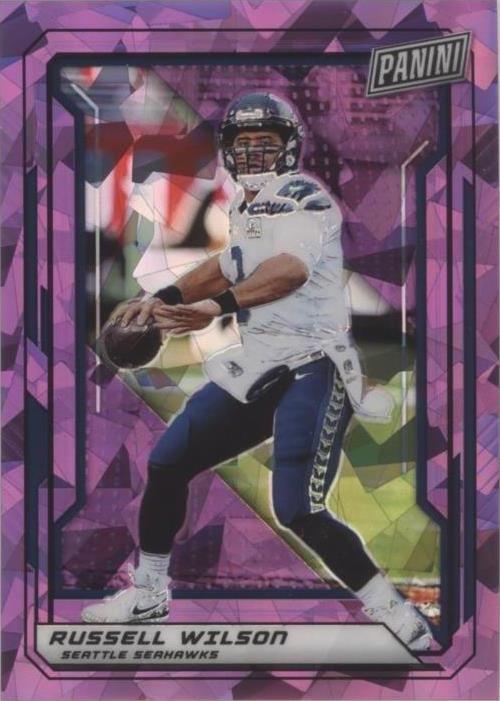 2019 Panini National Convention VIP - Purple Prizm #16 Russell Wilson ...