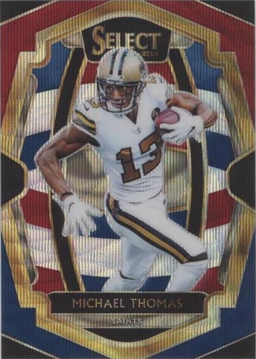 2018 Panini Select - Premier Level Michael Thomas #135 Tri-Color Prizm ...
