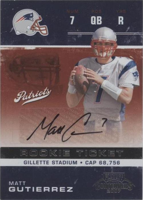 2007 Playoff Contenders - Matt Gutierrez #197 (AU, RC) for sale online ...