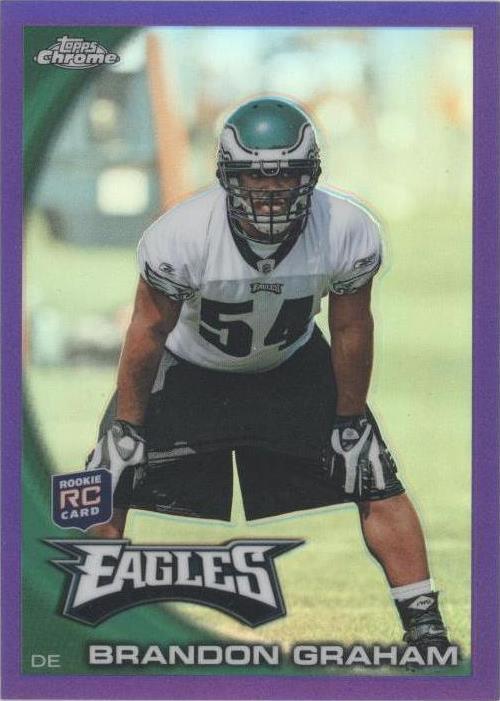 2010 Topps Chrome - Purple Refractor #C56 Brandon Graham /555 (RC) for ...