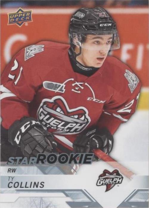 2018-19 Upper Deck CHL - Star Rookies #396 Ty Collins (RC) for sale ...