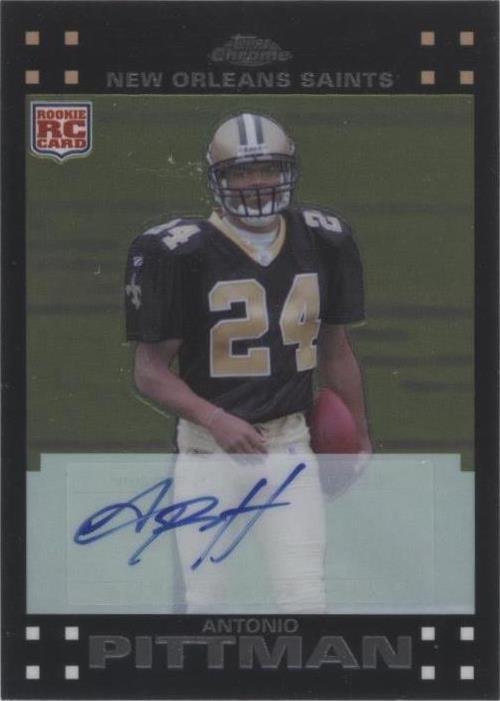 2007 Topps Chrome - Rookie Autographs #TC186 Antonio Pittman (AU, RC ...