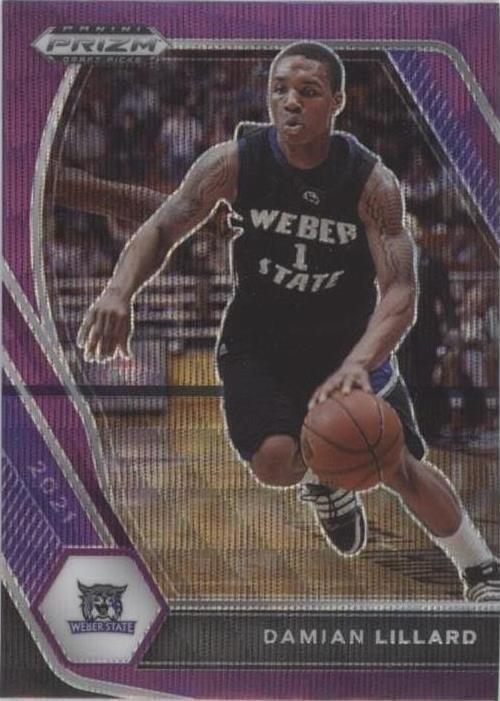 2021-22 Panini Prizm Draft Picks - Damian Lillard #83 Purple Wave Prizm for sale online | eBay