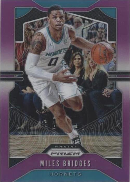 2019-20 Panini Prizm - Purple Prizm #55 Miles Bridges /75 for sale ...